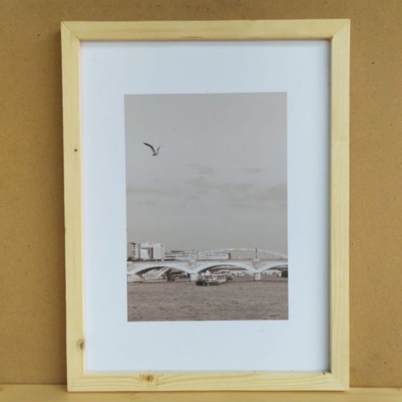 KAYU Frame / photo frame / 2D wooden frame, A3 size (+shatter-proof ...
