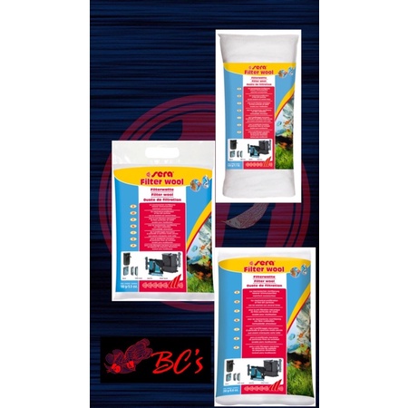 Sera Filter Wool white Floss for aquarium filter | Shopee Philippines
