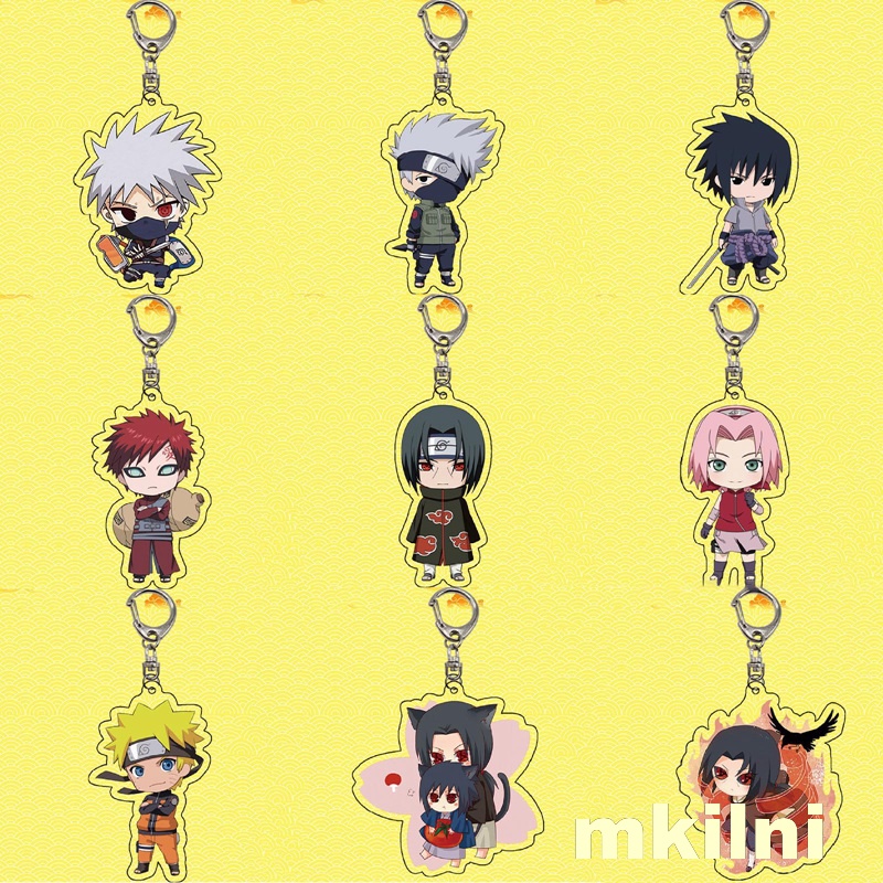 2022 new anime acrylic transparent keychain acrylic Naruto Itachi ...