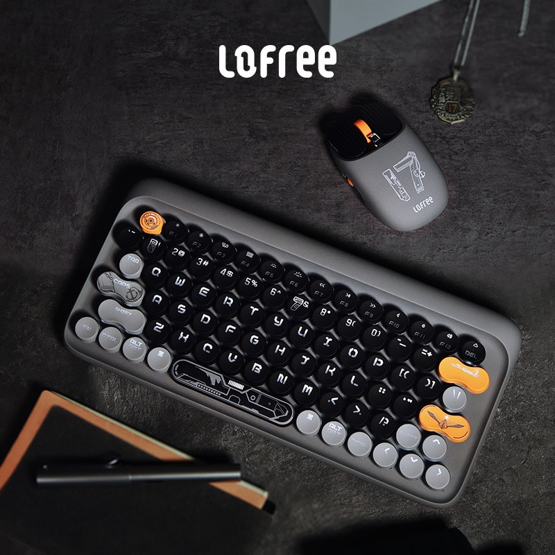 Lofree mechanical keyboard and mouse set notebook computer wireless ...