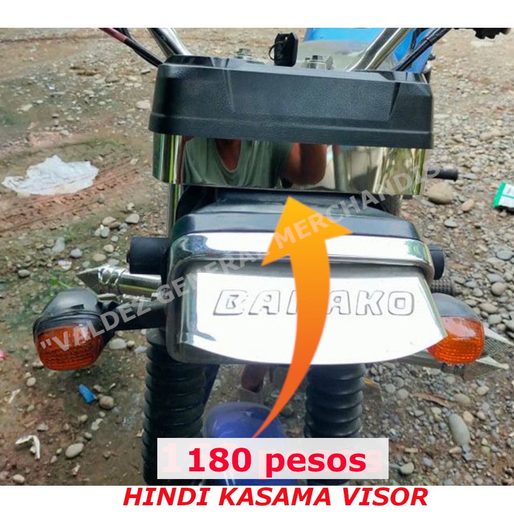 Kawasaki Barako 175, Stainless Speed Meter Base Lower Cover, 180 pesos ...