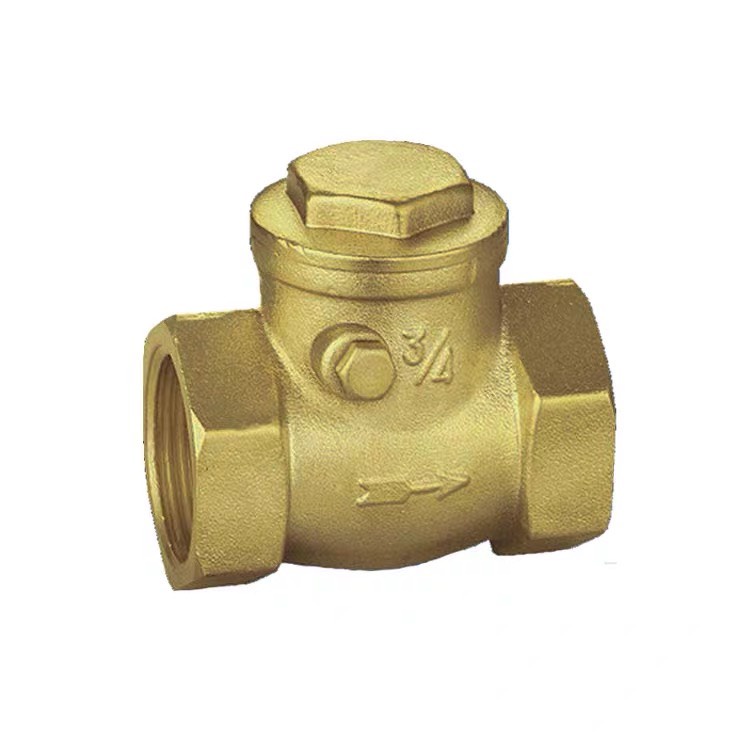 Brass Swing Check Valve Size 1/2''-1.1/2'' Inch (Brass Valve) | Shopee ...