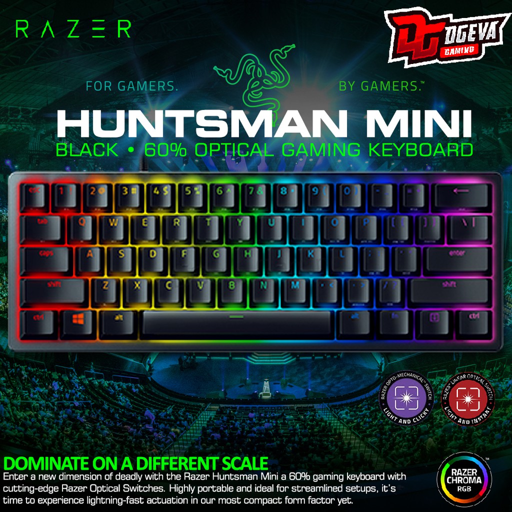 Razer Huntsman Mini Black Opto Switch Mechanical Gaming Keyboard ...