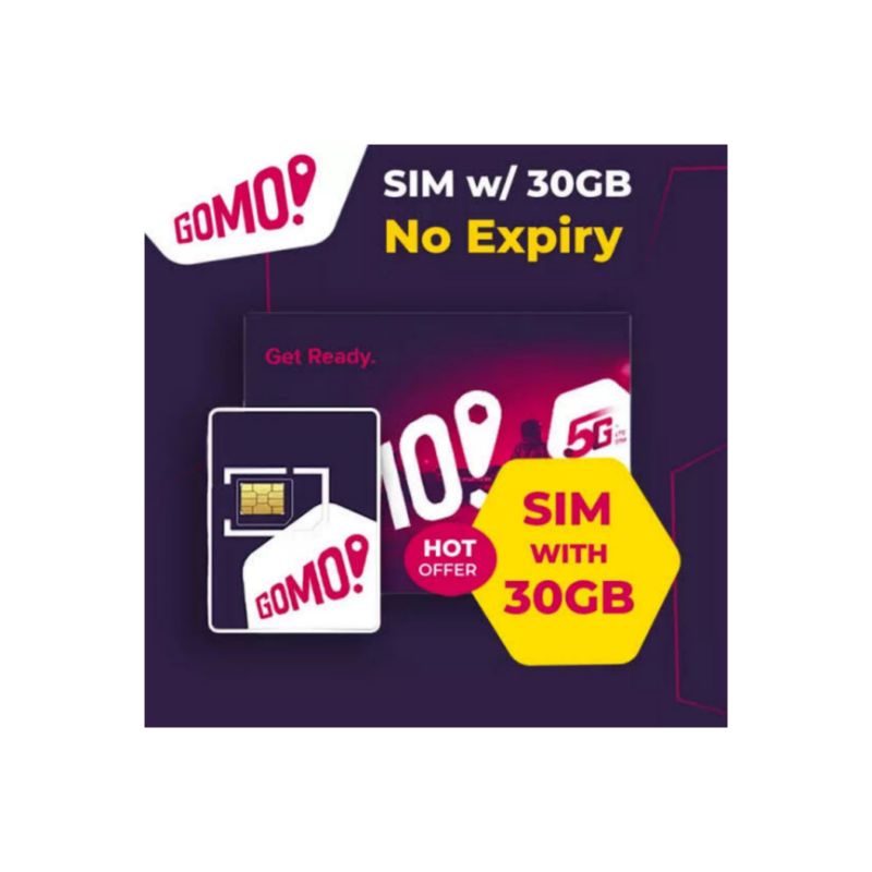 GOMO SIM UNLI 30 DAYS / 30GB NO EXPIRY (SUPER FAST DELIVERY) | Shopee Philippines
