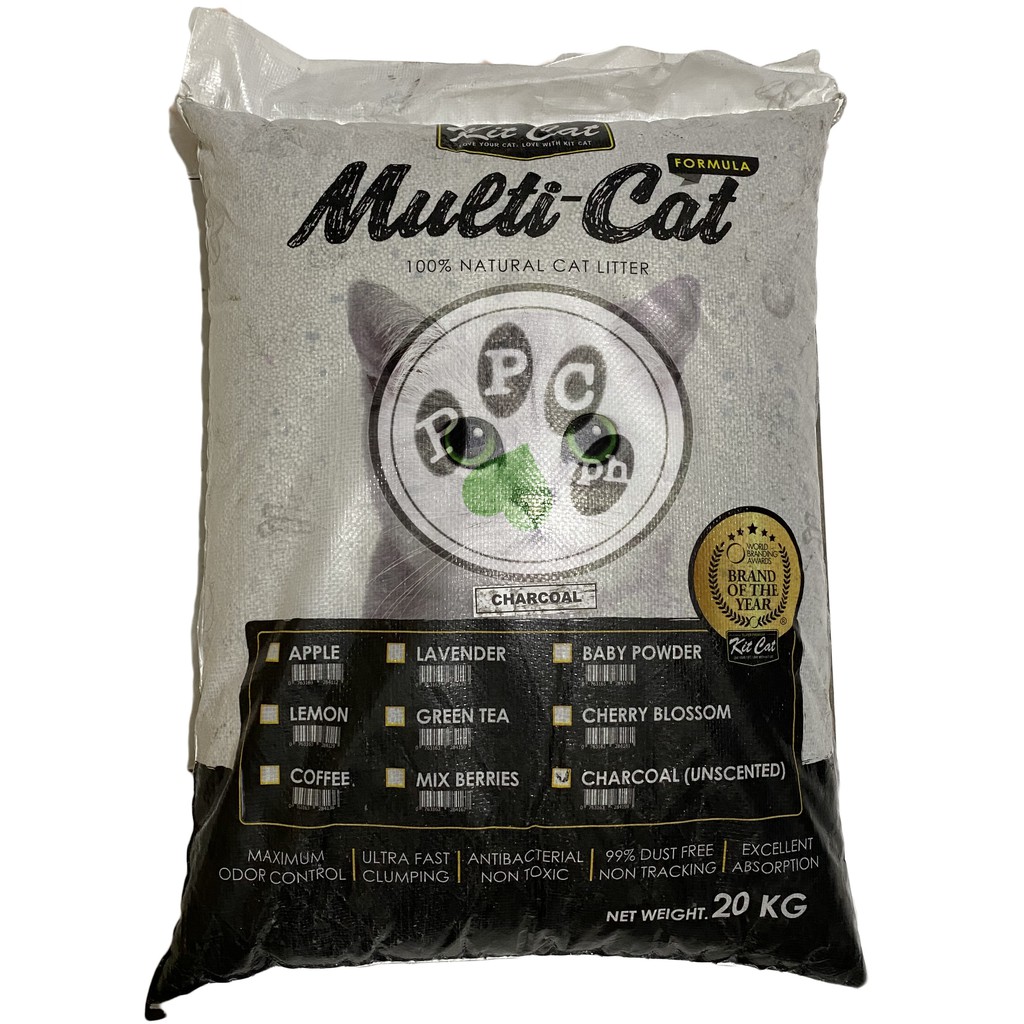 Kit Cat Multi Cat Formula Cat Sand 20kg | Shopee Philippines