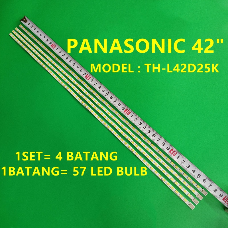 NEW TH-L42D25K PANASONIC 42 INCH LED TV BACKLIGHT ( LAMPU TV ) L42D25K ...