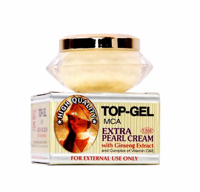 Top-Gel Extra Pearl Cream Plus/Vit. C&E Ginseng | Shopee Philippines