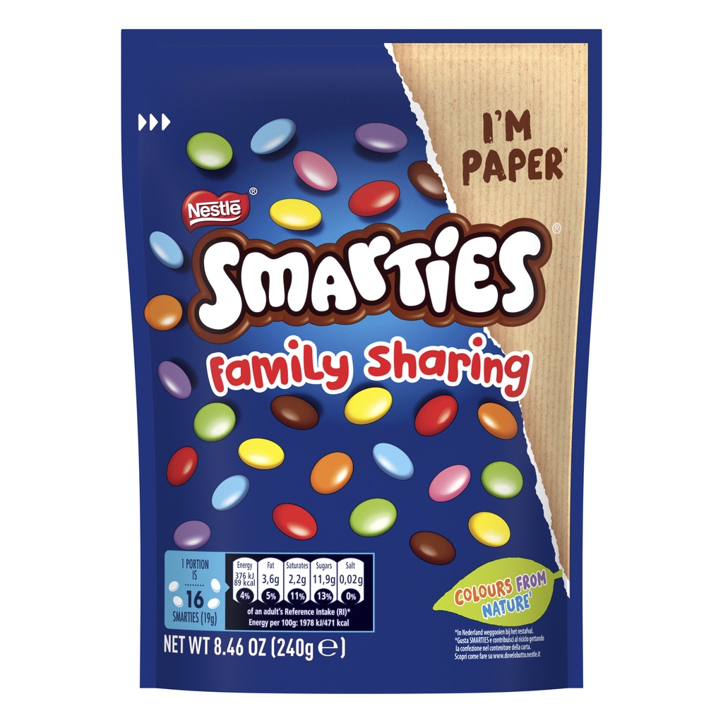 Nestle Smarties Milk Chocolate Family Sharing Bag | Shopee Philippines