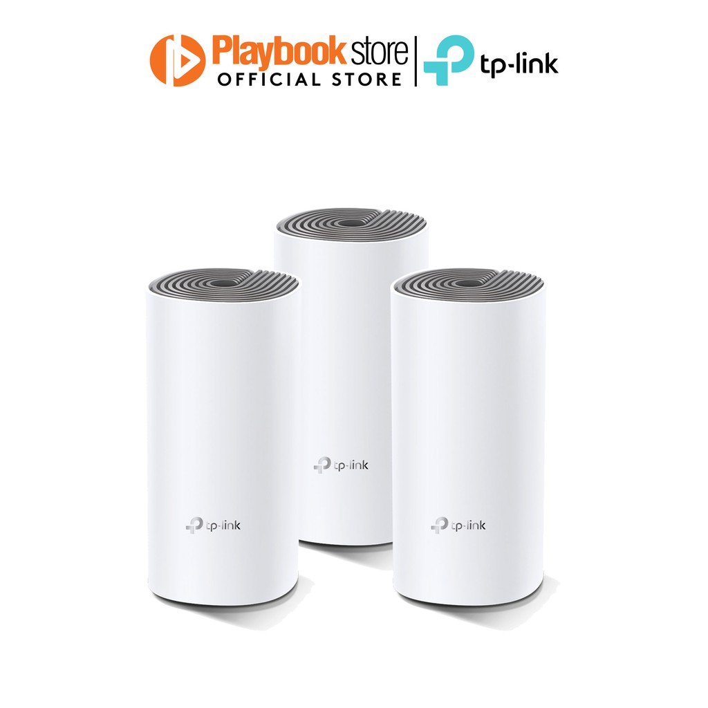 TP-Link Deco E4 AC1200 Whole Home Mesh Wi-Fi System (3-Pack) Seamless ...