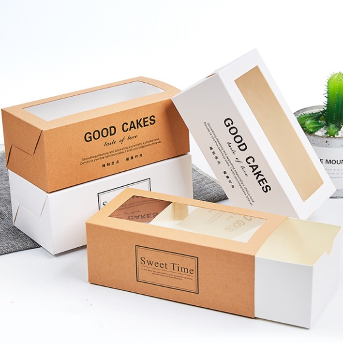 5pcs | Cake roll box Pastry Banana Loaf Brownies Cookies Tart Box ...