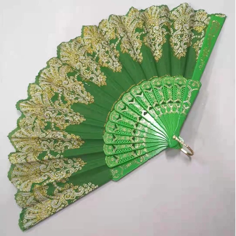 #1142 Pamaypay O Abanico Gold Glitters Design with different colors ...