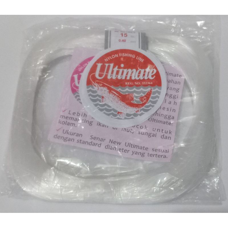 ULTIMATE NYLON STRING 15LB 0.40MM 300METER CONNECTING / CONNECTED NYLON ...