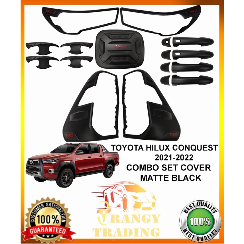Toyota Hilux Conquest / GR-S 2021 to 2023 W/smart key FULL TRD Garnish ...