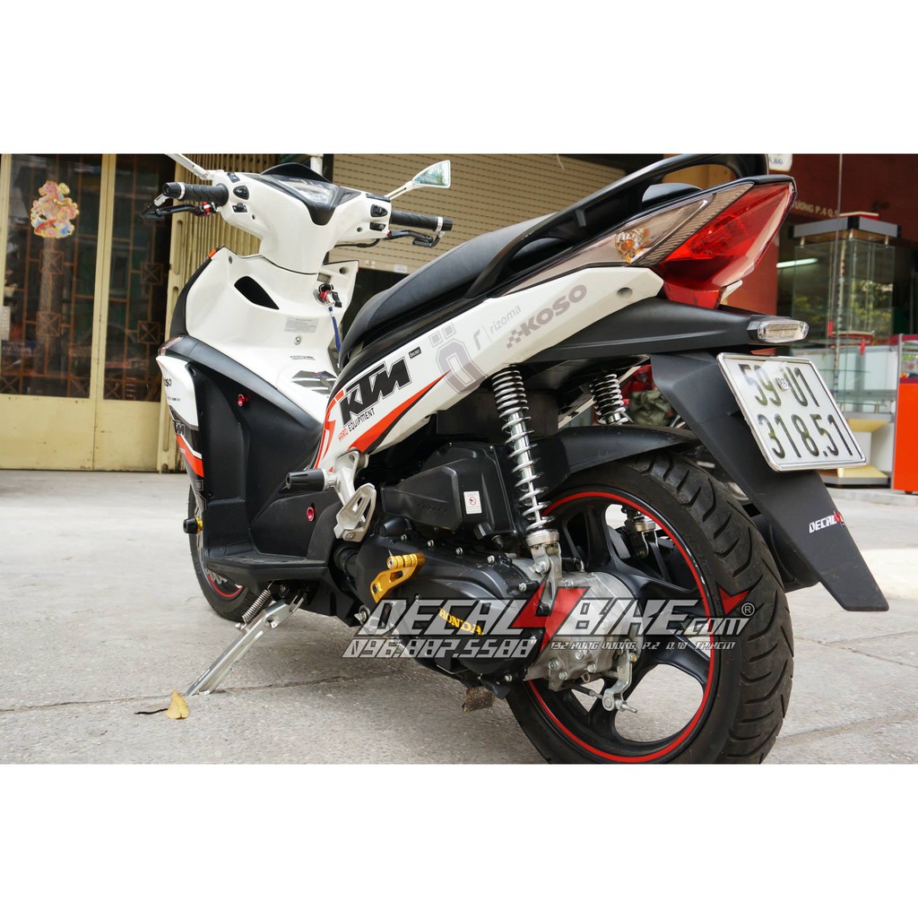 [D4B-Genuine standard stamp] Air Blade 2011 KTM Racing car hood sticker ...