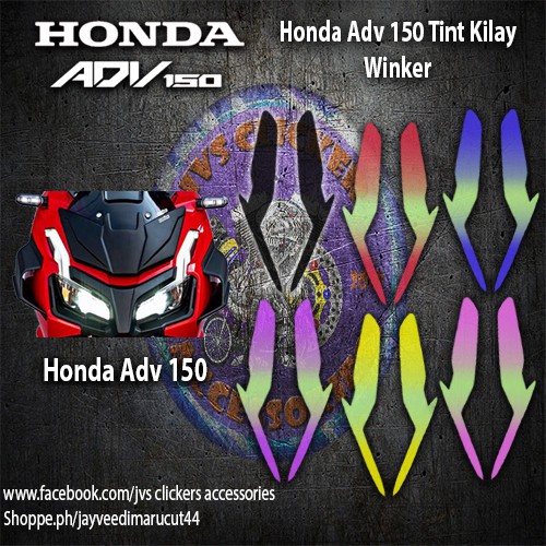 Honda Adv 150 and 160 V1 and V2 Tint Kilay Film Winker | Shopee Philippines