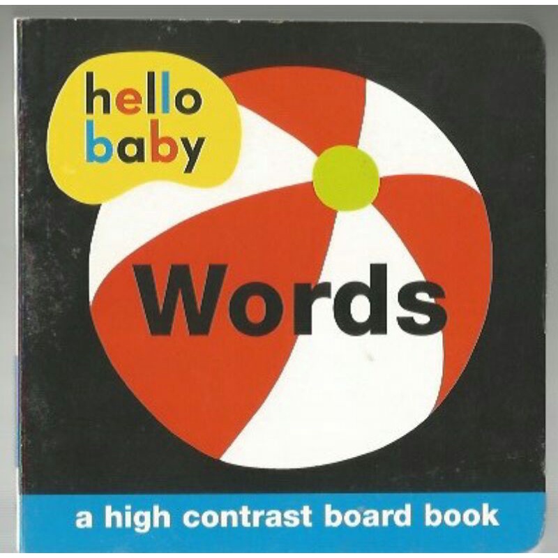 Hello Baby Words ( A High Contrast Board book ) | Shopee Philippines