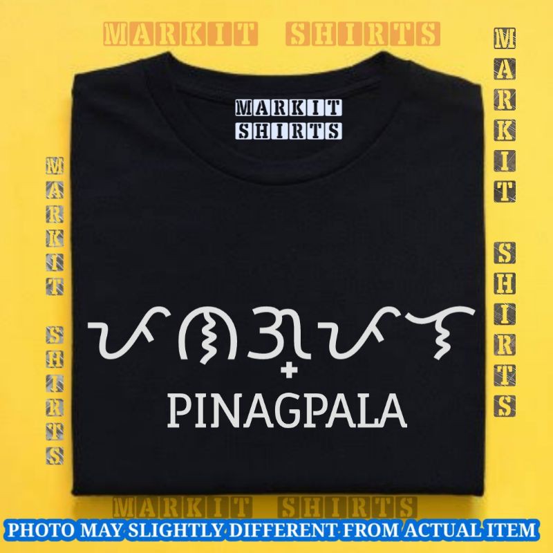 Baybayin pinagpala cotton Tshirt Men/Woman Unisex Statement Simple ...