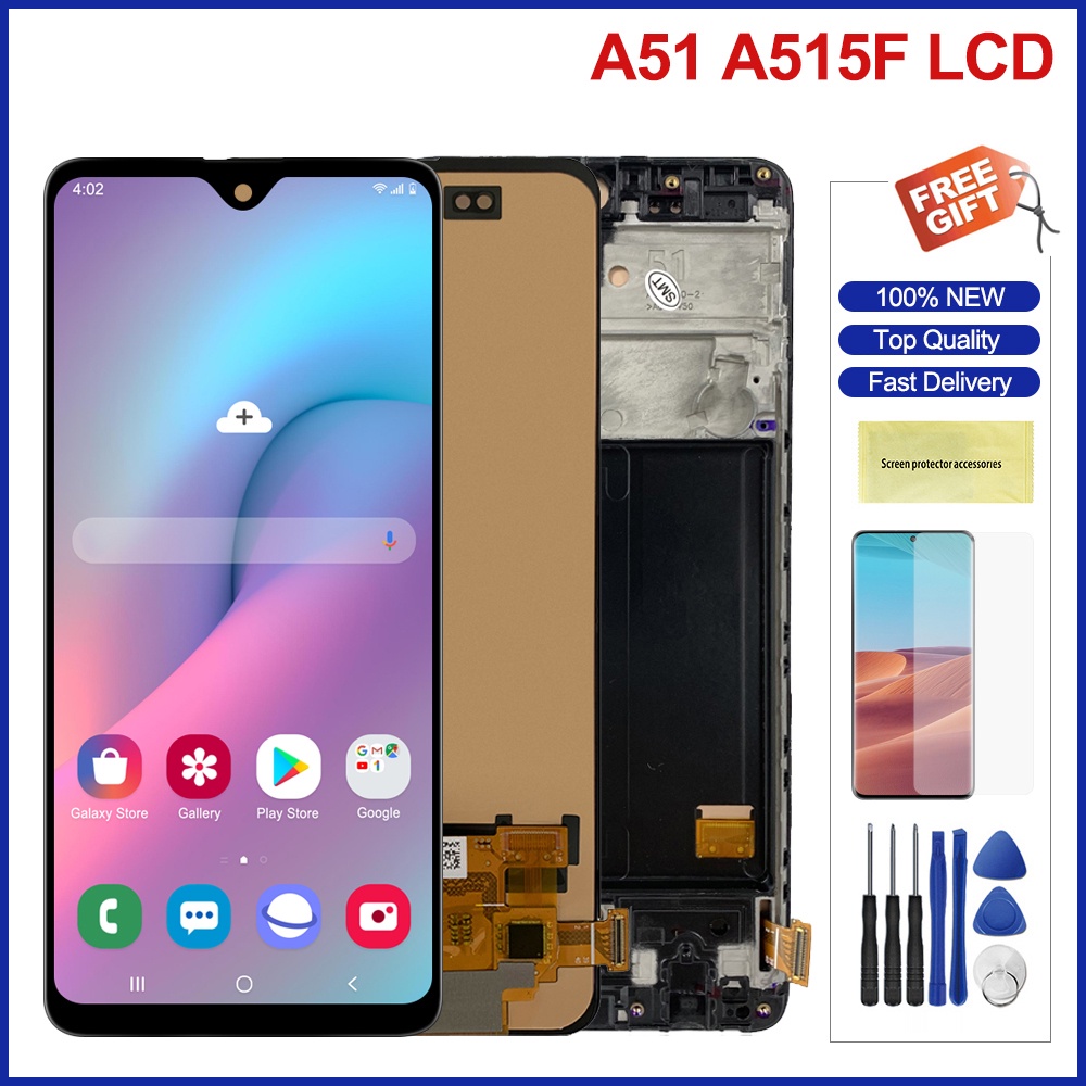 Super Amoled Screen For Samsung Galaxy A51 Lcd Display Assembly Replacement For Samsung A51 A515 ...