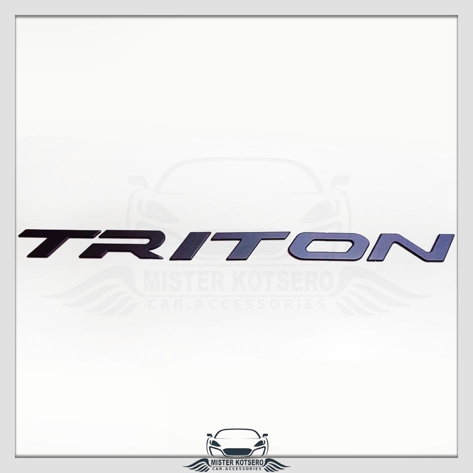 Mitsubishi TRITON Black Hood Emblem | Shopee Philippines