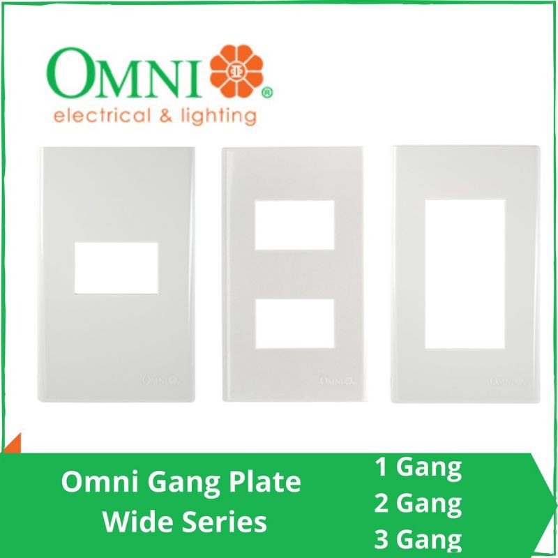Omni wide series plate 1gang/2gang/3gang | Shopee Philippines
