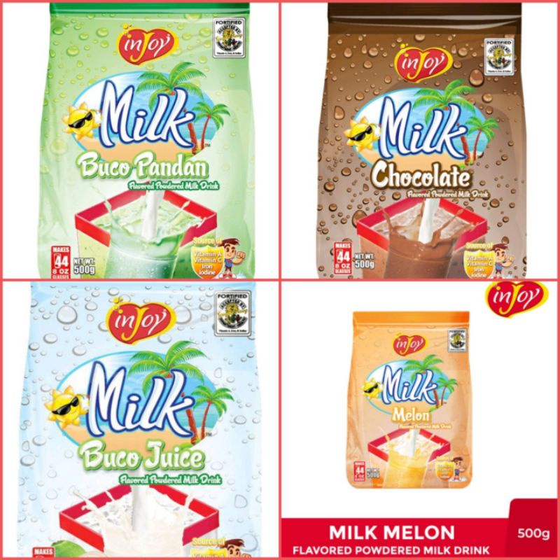 Injoy Milk Palamig Juice 500g | Instant Powdered Milk Drink | Shopee ...