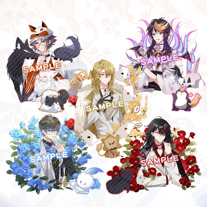 Hot Anime Luxiem Vtuber Vox Akuma Mysta Rias Cartoon Keychain Student ...