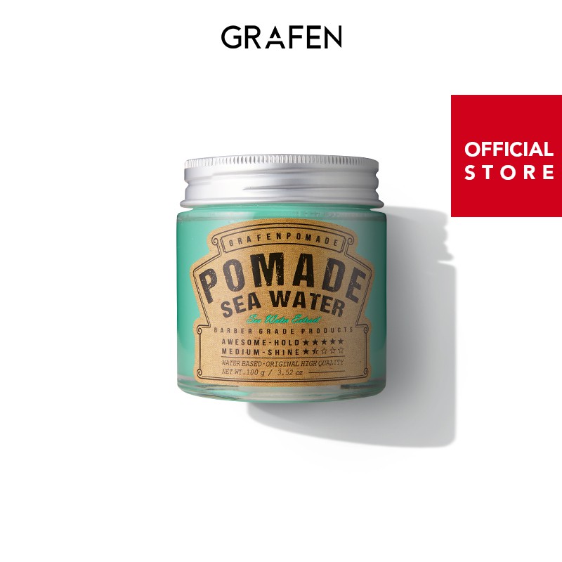 Grafen Sea Water Pomade 100g, Neat Water Pomade 100g | Shopee Philippines