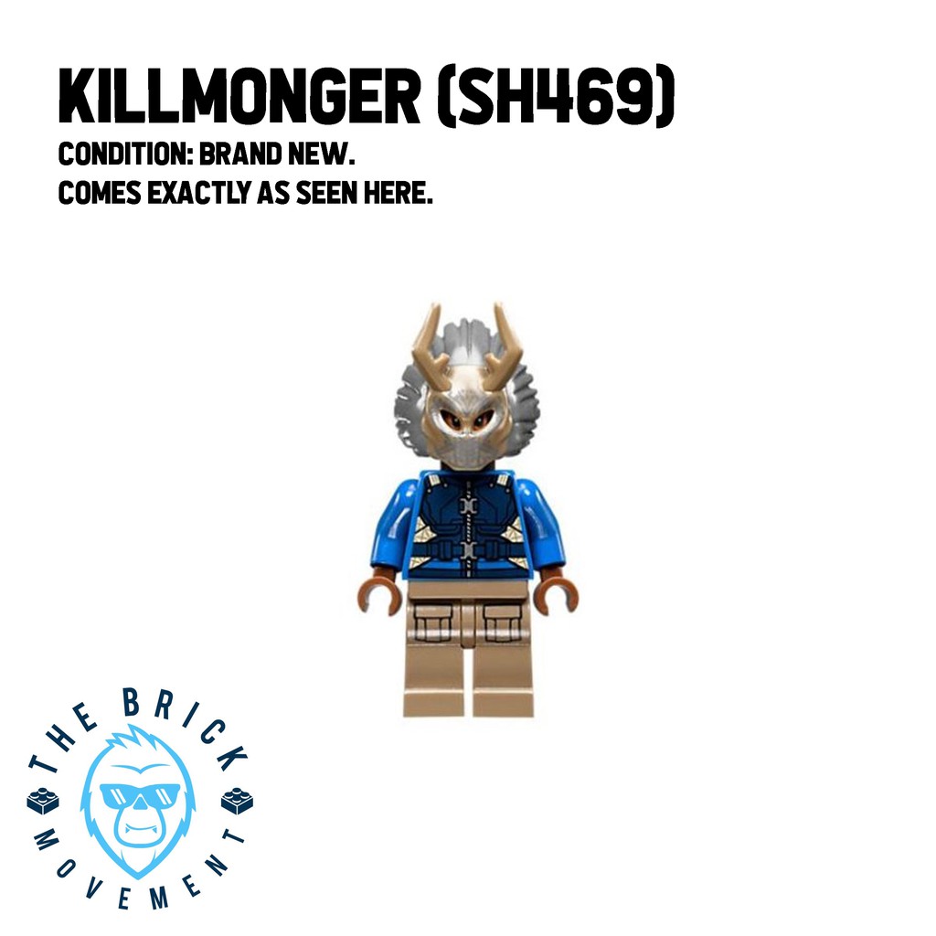 LEGO® MARVEL Erik Killmonger (Masked) Minifigure | Shopee Philippines