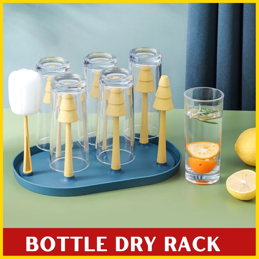 Forest Tree Cup Holder Home Glass Storage Rack Tray Detachable Teacup ...