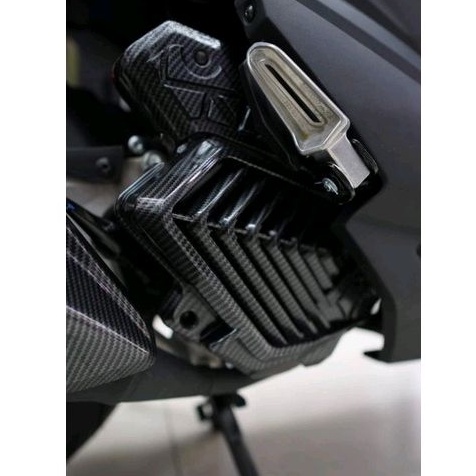 Honda PCX 160 radiator cover carbon garnish | Shopee Philippines