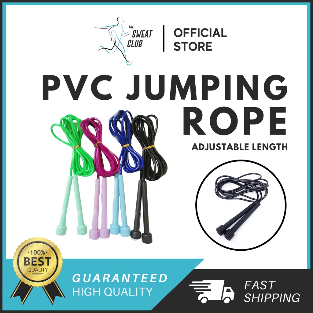 PVC Adjustable Jumping Rope Jump Rope Skip Rope | Shopee Philippines