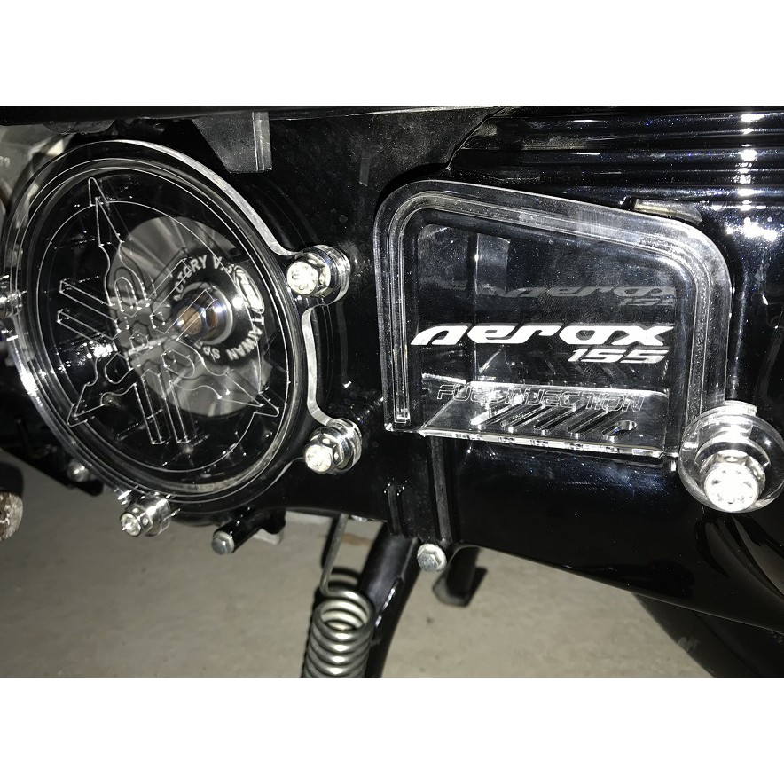 Aerox Crankcase V1-6mm and Belt view 4mm cover sets clear (ORIGINAL ...