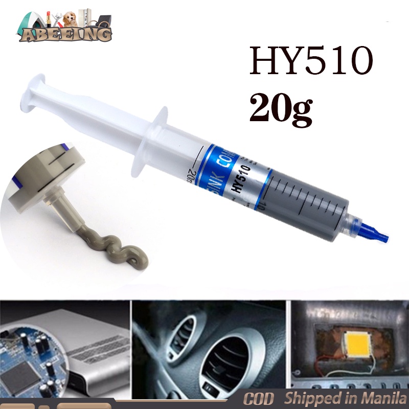 HY510 Silicone Thermal Paste Heat Transfer Sink Grease CPU GPU Chipset ...