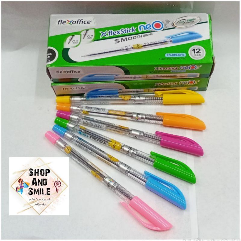 FLEXoffice flexstick neo ballpen 0.5mm/0.7mm (sold by 12's) | Shopee ...