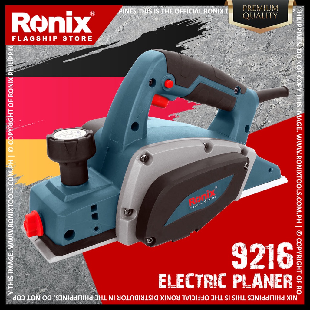 Ronix 9216 Premium Quality Electric Planer 580W 16500 RPM removal and ...