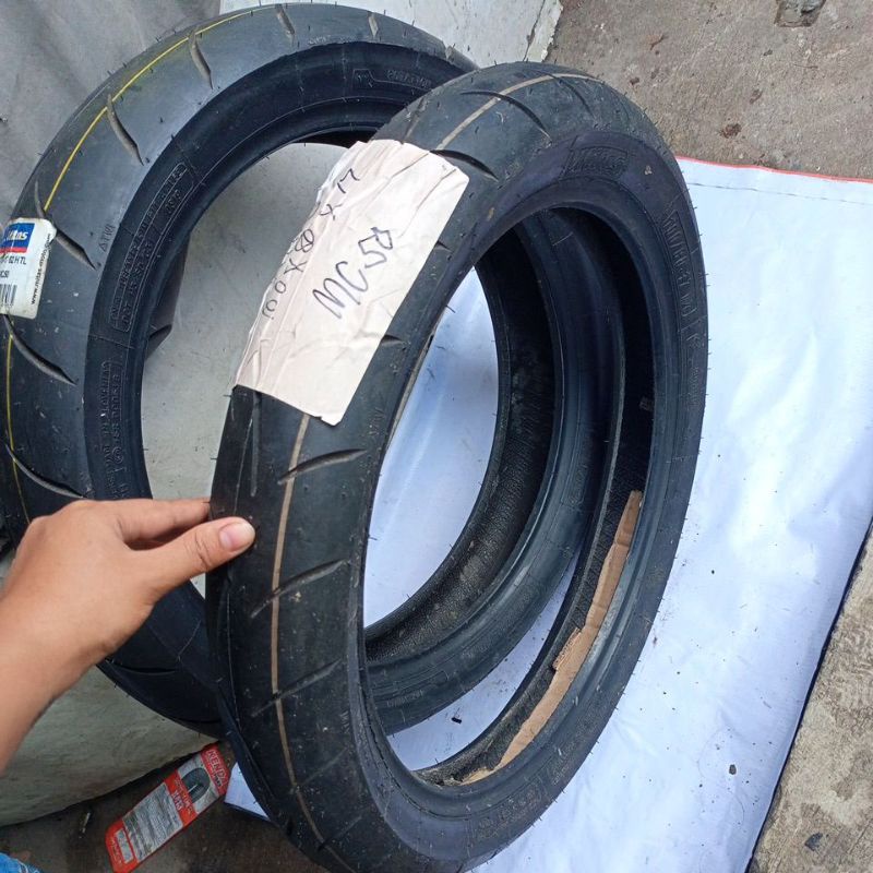 100/80-17, 130/70-17, 110/70-17; MC50 tubeless tire (MITAS) | Shopee Philippines