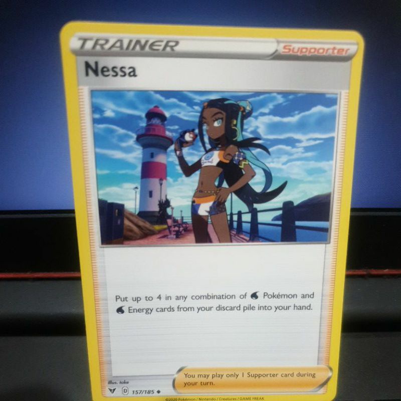 Nessa - 157/185 - Uncommon Sword & Shield: Vivid Voltage | Shopee Philippines