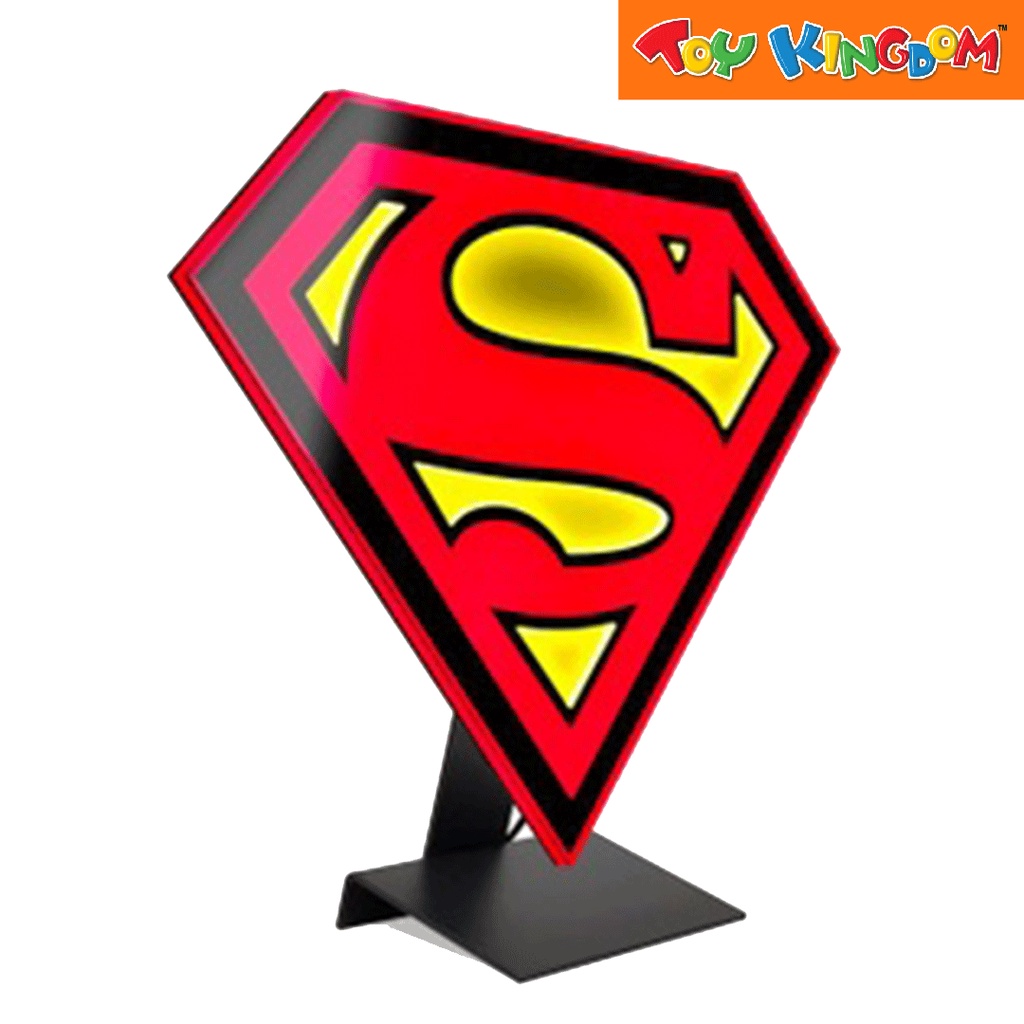 DC Comics Superman Led Wall Light with Pedestal for Table Standing ...