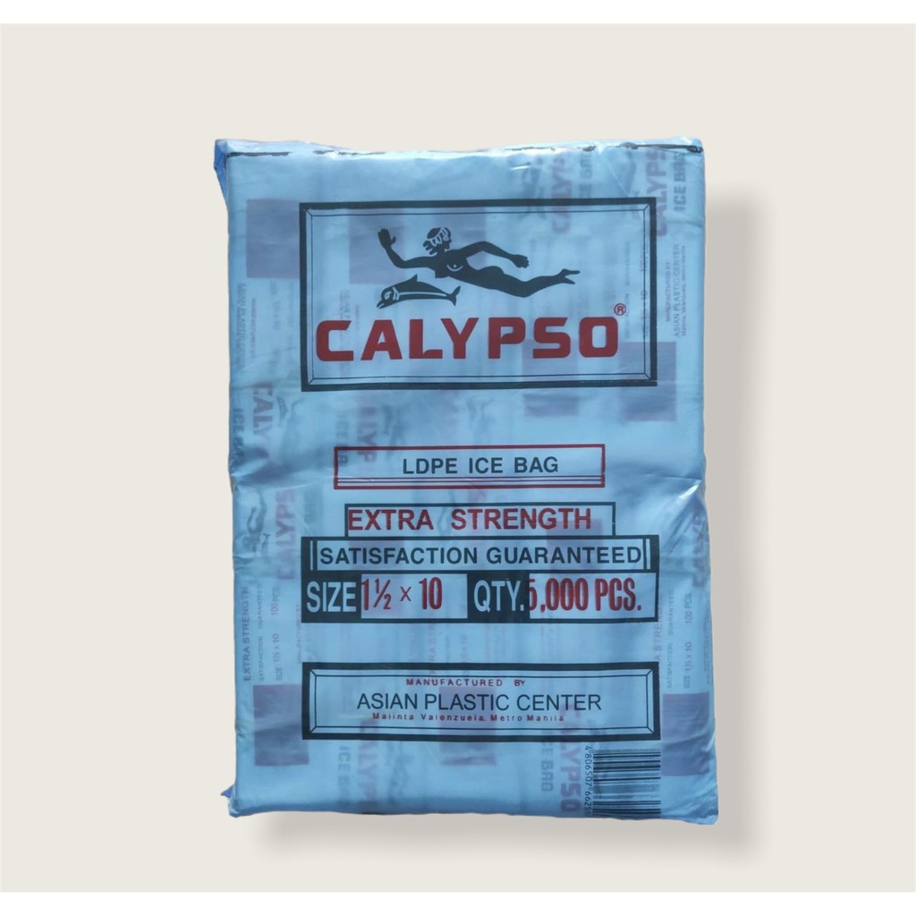 50packs ICE CANDY BAG 1.5X10 CLEAR approx Brand: Calypso 100pcsx50packs ...
