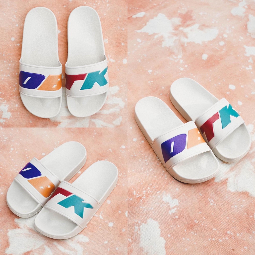 DBTK Cipher Slides White / Pastel Multi-color Brand-new Original w/FREE ...