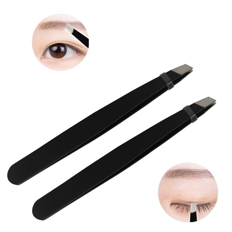 Eyebrow Tweezers Stainless Steel Professional Trimmer Face Hair Removal ...