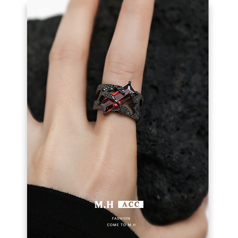 Dark Soul Original Ring Scholar Ring Retro Domineering Jacinth Europe ...