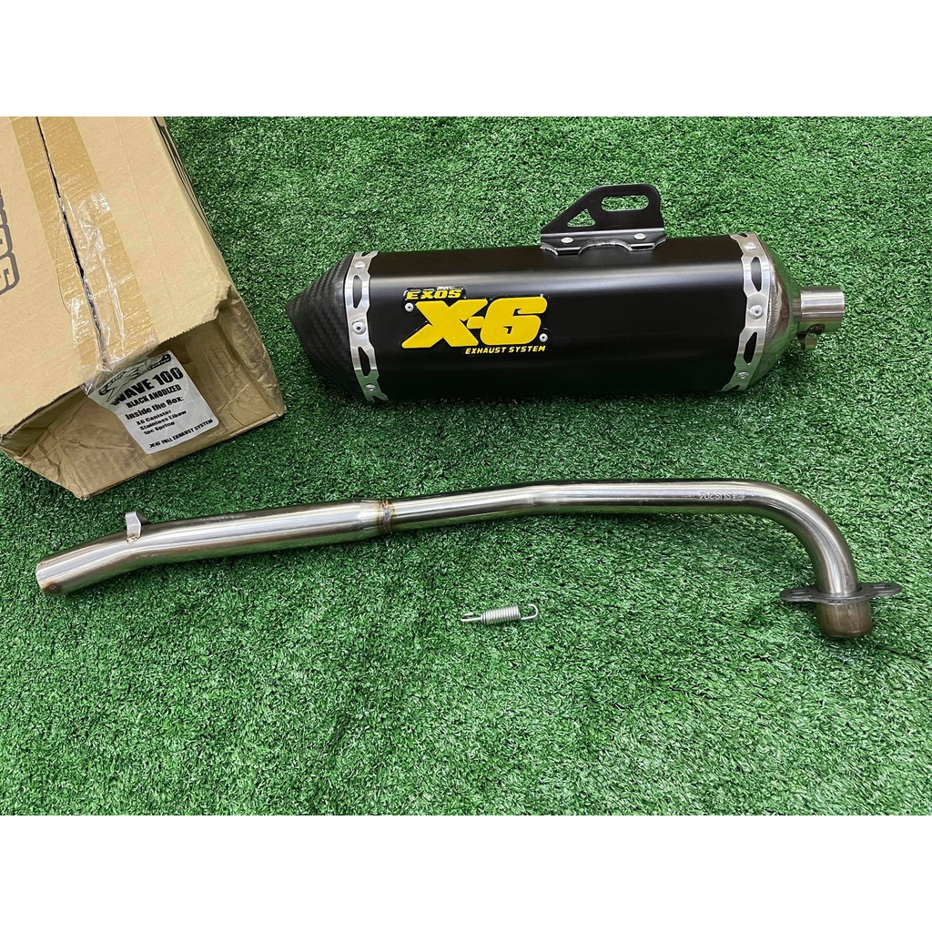 Exos Pipe X6 Model For Mio/M3/Beat/Click/Wave100/Aerox/Nmax/Skydrive ...