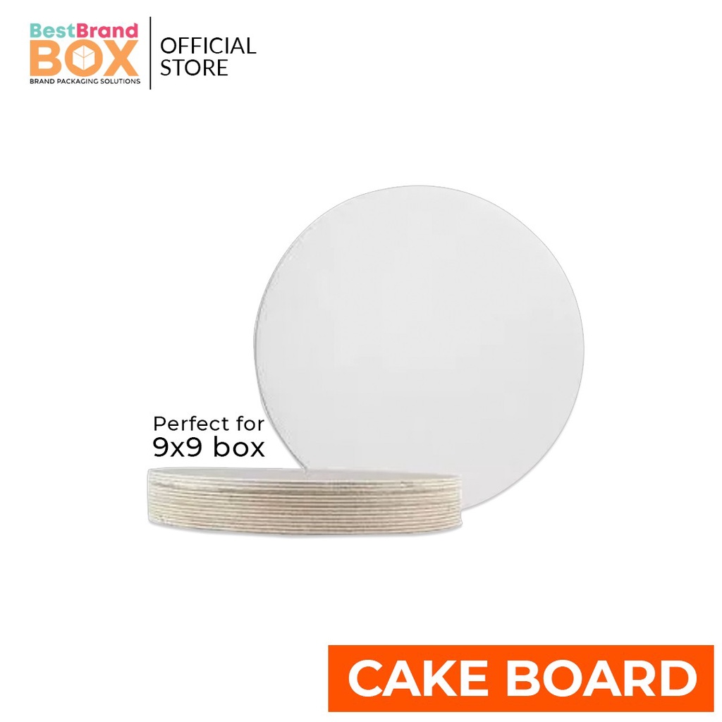 ROUND CAKE BOARD BEST FOR 9X9 CAKE BOARD SOLD BY 10's | Shopee Philippines