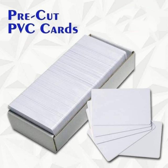【10PCS】Pre-Cut PVC Cards ID Size For Business Card , calling card ...