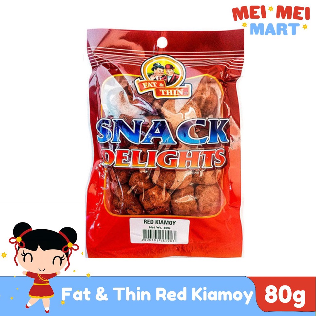 Fat & Thin Red Kiamoy Champoy Preserved Fruit 80g 100g | Shopee Philippines