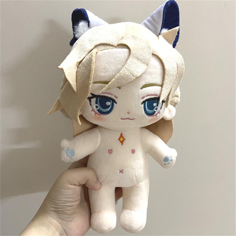 Anime Game Genshin Impact Albedo Cosplay Cute 30cm Plush Stuffed Doll ...