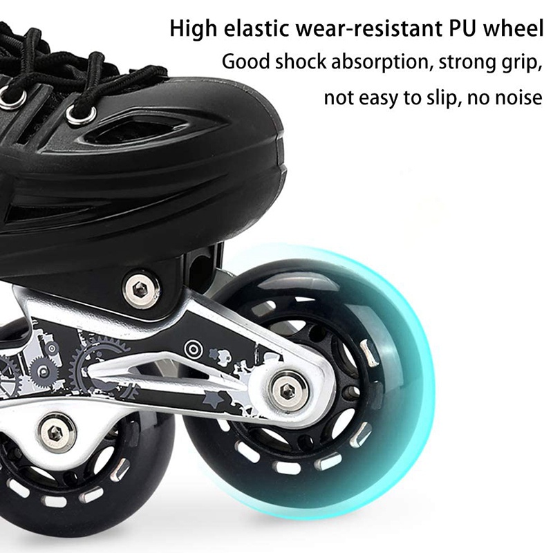 8 Pack Inline Skate Wheels, Indoor/Outdoor Roller Skate Wheels, Roller ...
