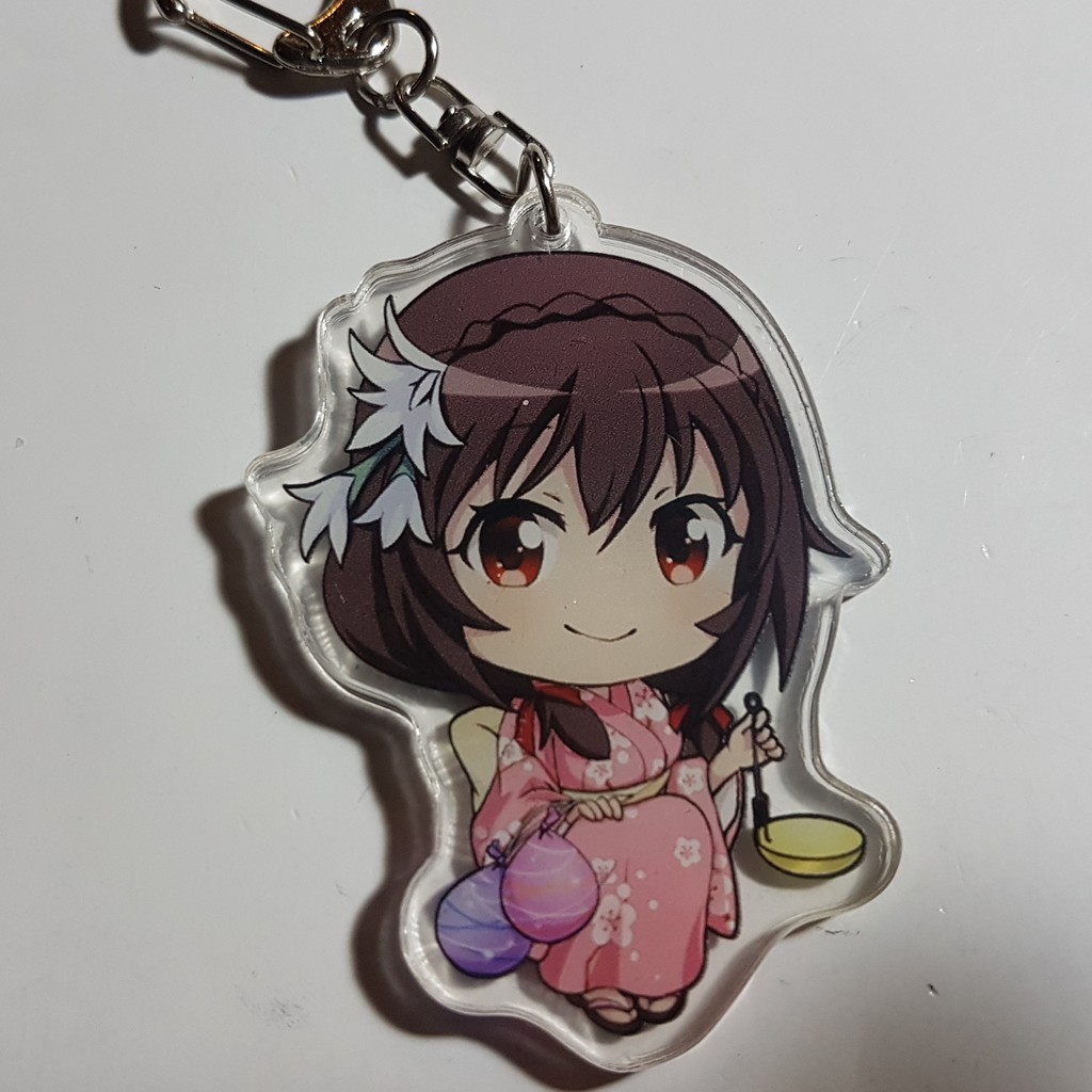 Konosuba Anime Premium Acrylic Keychain ( Megumin , Aqua , Darkness ...