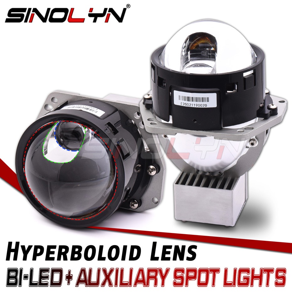 Sinolyn 150W Bi LED Hyperboloid Projector Lenses 3.0” Headlight Lens ...